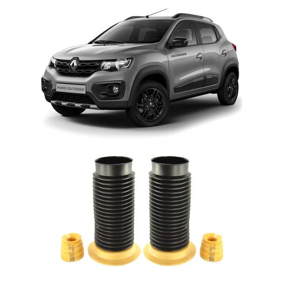 Kit Batente e Coifa Dianteiro Kwid Outsider 2020 2021 2022 - Auto Flex ...
