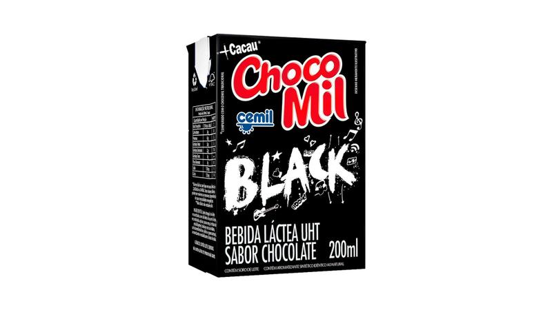 Kit Bebida Láctea Chocomil black Com 12 unidades de 200ml cada - cemil ...