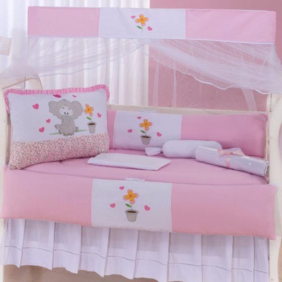 Kit Berço Aconchego Menina - Zany Baby - Kits Enxoval para Berço ...