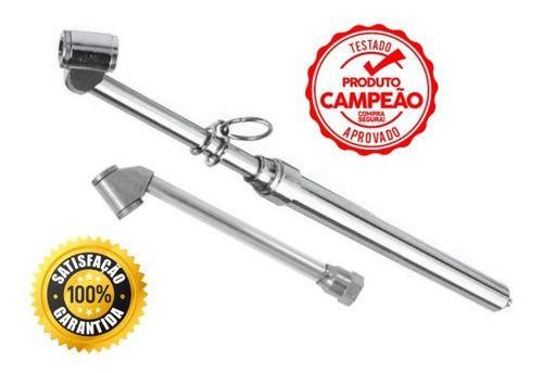 Kit Bico Duplo Profissional P/ Encher E Calibrar Pneu Carro - TEC METAL ...