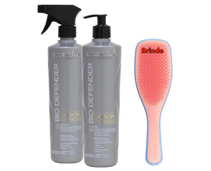 Kit Bio Defender RECONSTRUÇÃO SoupleLiss Protector 2x500ml - souple ...