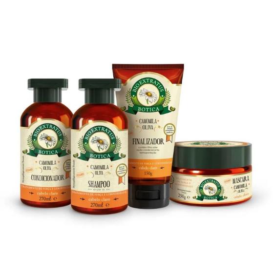 Kit Bio Extratus - Botica Camomila Cabelos Claros (Shampoo ...