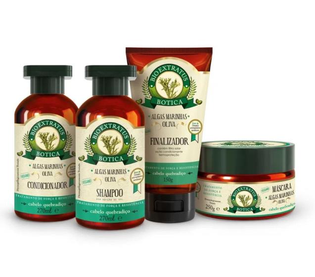 Kit Bio Extratus Completo Botica Algas Marinhas - Força e Resistência ...