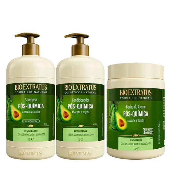 Kit Bio Extratus Pós Química Abacate - Kit de Tratamento para Cabelos ...