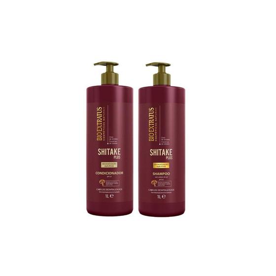 Kit Bio Extratus Shampoo E Condicionador Shitake 1 Litro - - Kit ...