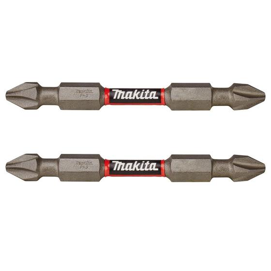 Kit Bits de Torção Impact PH2 Duplo 65mm 2Pçs E-06286 Makita - Jogo de ...