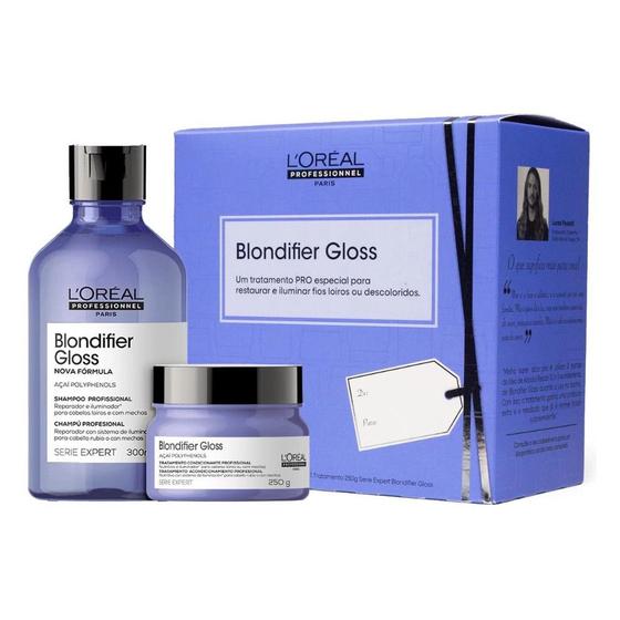 Kit Blondifier Gloss Serie Expert L'oréal Professionnel Duo - LOréal Professionnel - Kit de ...