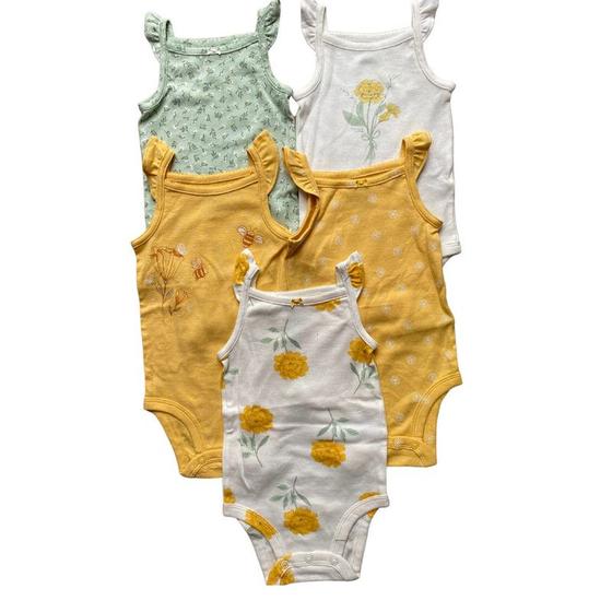 Kit Body Carters Manga Curta 5 Peças Bebe Menina Cartes Original Bori ...