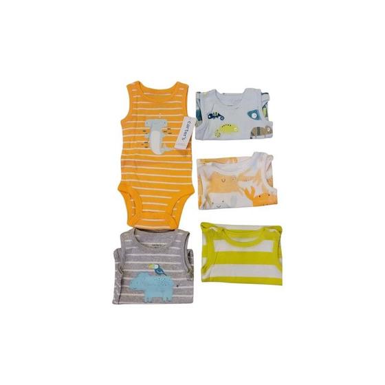 Kit Body Carters Manga Curta 5 Peças Bebe Menino Original Bori Bodi ...