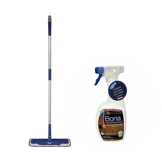 Kit Bona Mop Microfibra Para Todos Os Tipos De Piso + Bona Limpador ...