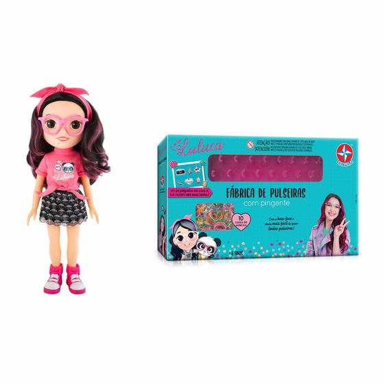 Kit Boneca Luluca Com Som + Fábrica De Pulseiras Luluca - Estrela ...