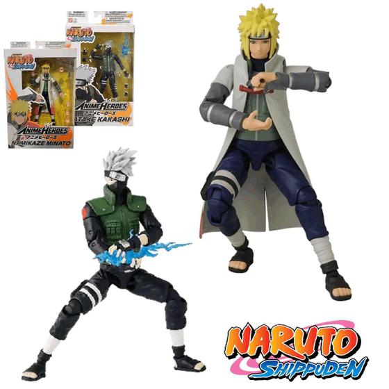 Kit Boneco Naruto Shippuden Kakashi Hatake e Minato Namikaze - Fun ...