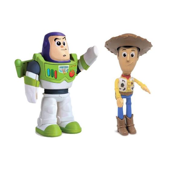 Kit Boneco Woody e Buz Lightyear Toy Story Fala Frases Elka - Elka Brinquedos - Colecionáveis ...