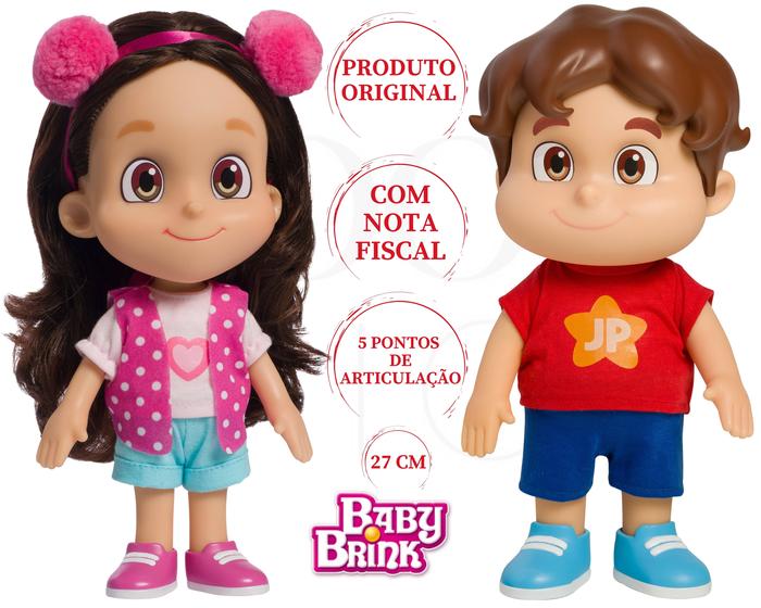 Kit Bonecos Maria Clara e JP Youtuber Original Baby Brink - Bonecas - Magazine Luiza
