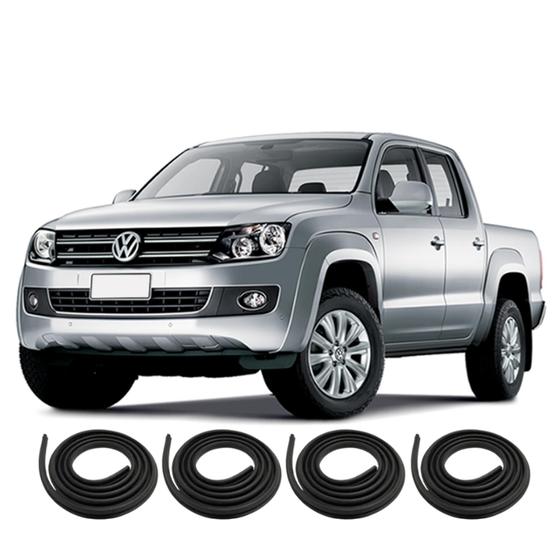 Kit Borracha De Vedação Das 4 Portas Amarok 2010 A 2023 - SEM MARCA ...