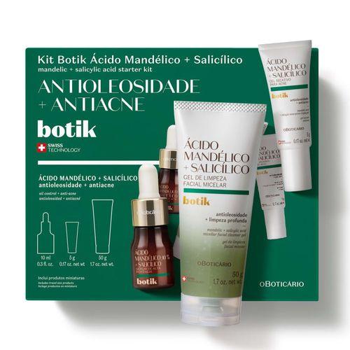 Kit Botik Ácido Mandélico + Salicílico: oleosidade e acne - O Boticário ...