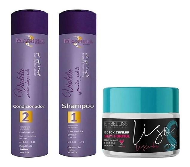 Kit Botox Alisamento Capilar + Therapy Violux Desamarelador - Mairibel ...