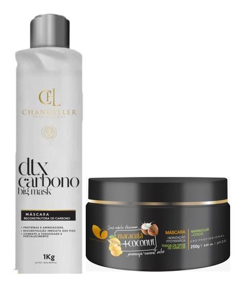 Kit Botox Capilar Profissional Reconstrução Intensa - Chanceller - Kit ...