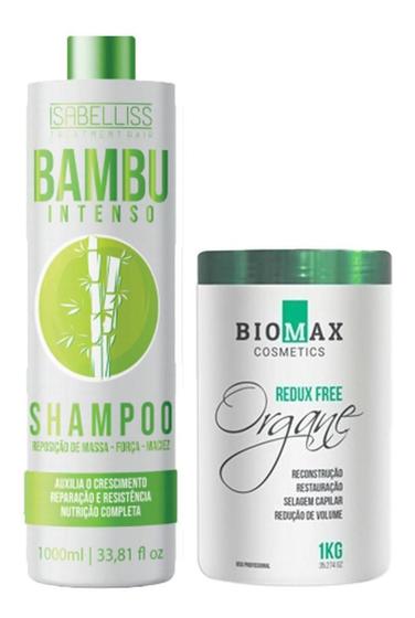 Kit Botox Redutor De Volume Selagem Sem Formol 2000 Ml Liss Biomax