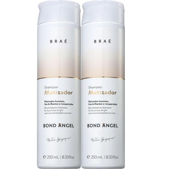 Kit Braé 02 Shampoos Matizante Bond Angel 250ml - Shampoo - Magazine Luiza