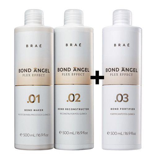 Kit Braé Bond Angel Plex Effect - Bond Maker 500ml / Bond Reconstrutor ...
