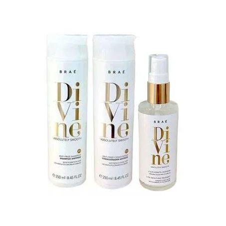 Kit Braé Divine Absolutely Smooth Antifrizz Shampoo 250ml ...