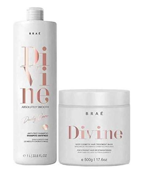 Kit brae divine shampoo 1 l + mascara 500 ml - Kit de Tratamento para ...
