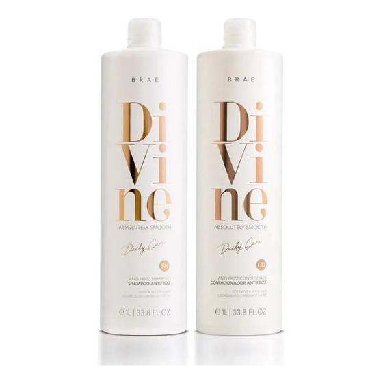 Kit Braé Divine Smooth Shampoo E Condicionador 1 Litro - Kit Shampoo e ...