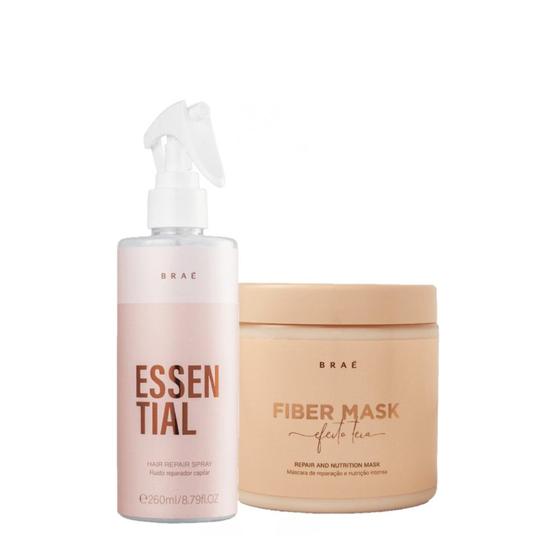 Kit Brae Fiber Mask Essential Duo (2 Produtos) - BRAÉ - Kit de ...