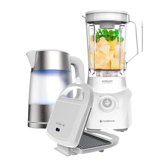 Kit Branco Cadence Liquidificador - Chaleira Sanduicheira - Kits ...