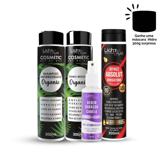 Kit Brilho Sublime + - Light Hair - Kit de Tratamento para Cabelos ...