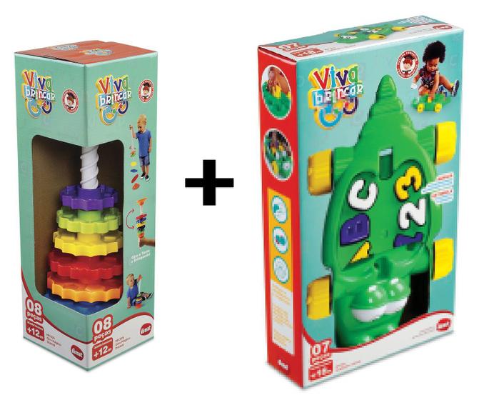 Kit Brinquedo Didático Giro Mágico + Jacaré Bobbydilo Top - DISMAT ...