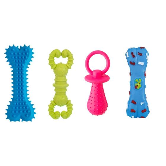 Kit Brinquedo Mordedor Anti estresse Para Pet Cachorro 4unidades , Cães ... Kit Brinquedo Mordedor Anti estresse Para Pet Cachorro 4unidades , Cães ...