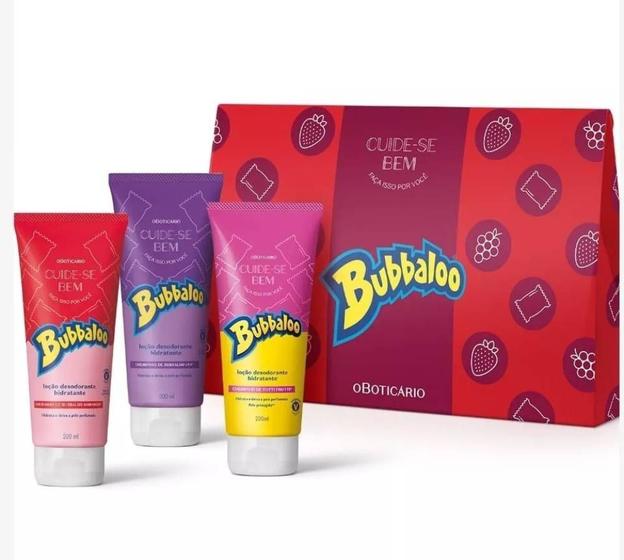 Kit Bubaloo Cuide-se Bem O Boticário - Kit de Perfume - Magazine Luiza