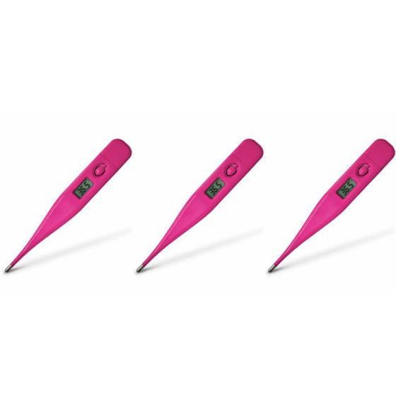 Kit C/03 Incoterm Termo Med Termômetro Digital Pink - Termômetro ...