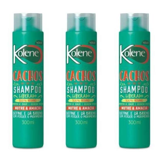 Kit C/03 Kolene Cachos Shampoo 300ml - Shampoo - Magazine Luiza