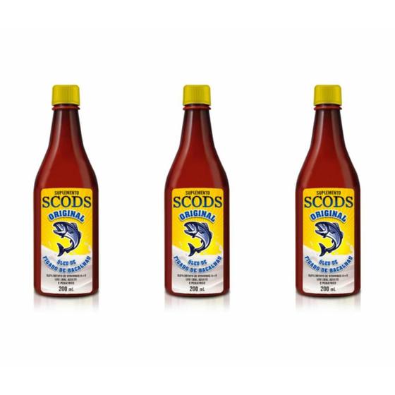 Kit C/03 Scods Suplemento Alimentar Original 200ml - Vitaminas e ...