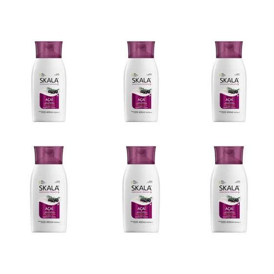 Kit C/06 Skala Açaí Hidratante Corporal 400ml - Hidratante Corporal ...