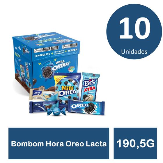 Kit c/10 Bombom Hora Oreo 190,5G Lacta/Oreo - Piraque - Bombom - Magazine Luiza