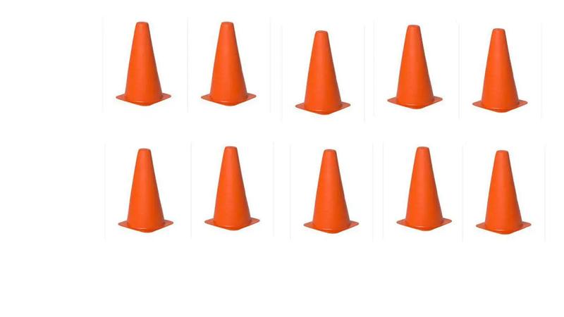 Kit C/ 10 Cones PVC EPI 360 20cm FlexÍvel -Circuito Funcional ...