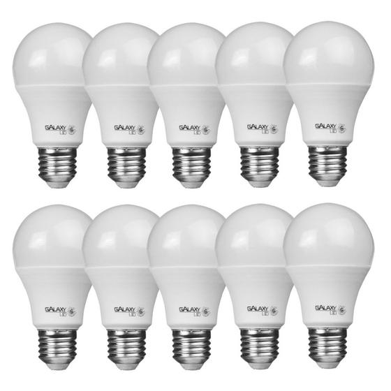 Kit c/ 10 lampadas led bulbo 9w 6500k bivolt galaxy - Lâmpada - Magazine Luiza