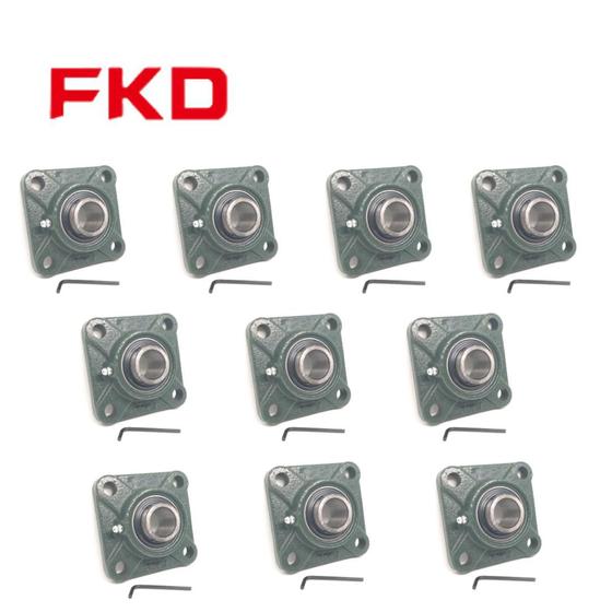 Kit C/10 - Mancal F205 + Rolamento Uc205-16 - Eixo 1 - 25.4mm - FKD - Rolamento de Carro ...