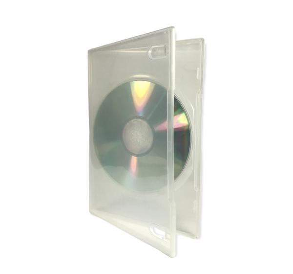 Kit C/100 unidades - Estojo / Box DVD Amaray Slim Transparente ...