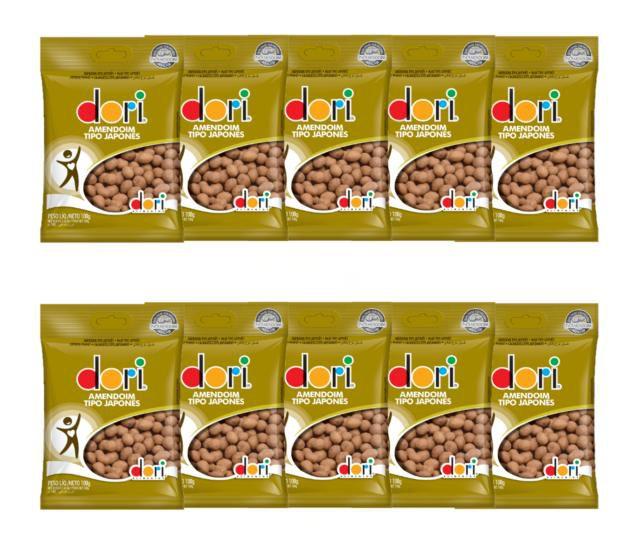 Kit c/10un Amendoim Japonês 100g - Dori - Amendoim - Magazine Luiza