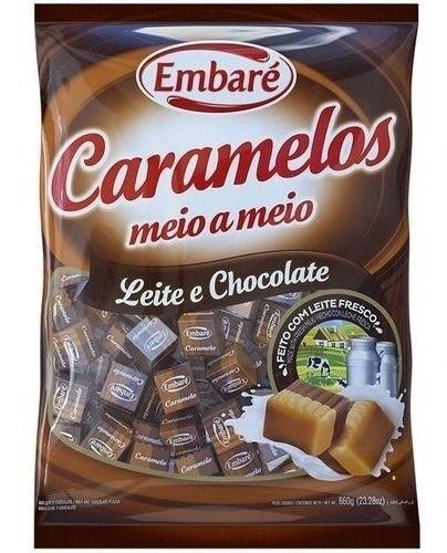 Kit C/2 Caramelo Embare 660g Leite/chocolate - Balas - Magazine Luiza