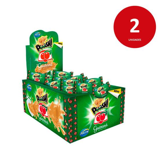 Kit c/2 CHICLE ARCOR POOSH GUARANÁ ANTARTICA 200G - Bomboniere ...