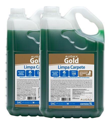 Kit C/2 Limpa Tapete E Carpete Concentrado 5l Audax Gold - Limpa ...