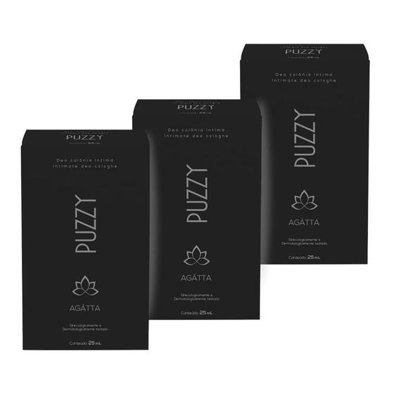 Kit C/3 Perfume Intimo Puzzy By Anitta Agatta Sabor Morango Original ...