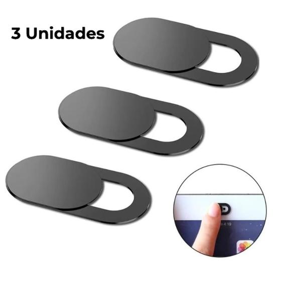 Kit C/ 3 Protetor Tampa Camera Webcam Anti Espião Notebook Tablet - OMG ...
