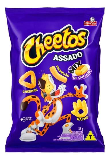 Kit c/ 4 Salgadinho Cheetos Mix 36g - Elma Chips - Pepsico - Cheetos ...